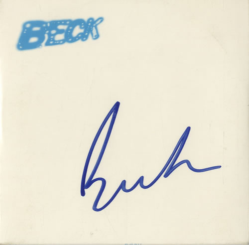Beck Beck - Autographed US CD album (CDLP) (526598)
