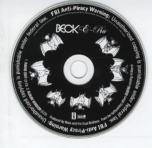 Beck E-Pro US Promo CD single (CD5 / 5") (318853)
