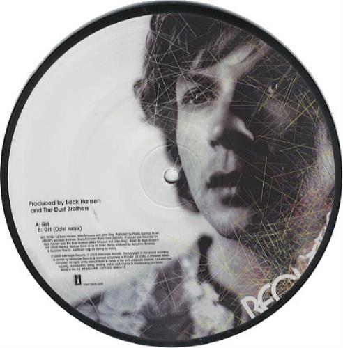 Beck Girl UK 7" vinyl picture disc (7 inch picture disc single) (327252)
