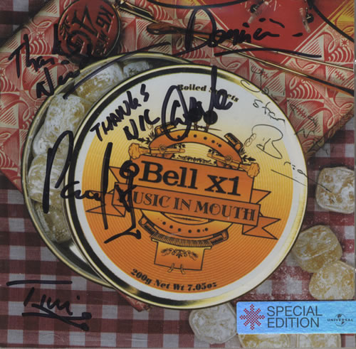 Bell X1 Music In Mouth - Autographed UK CD album (CDLP) (434724)