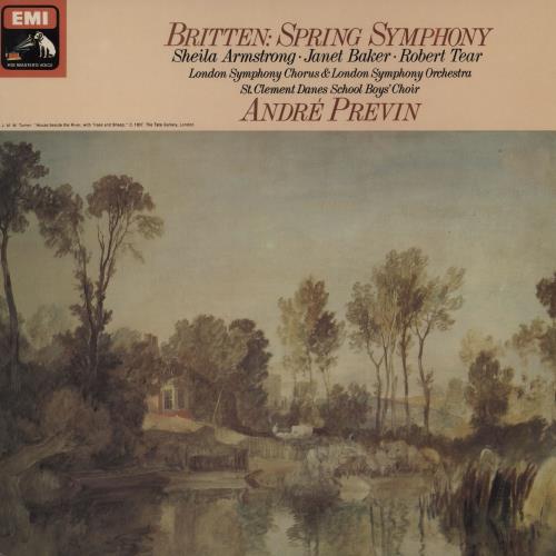 Benjamin Britten Spring Symphony - 2nd UK vinyl LP album (LP record ...