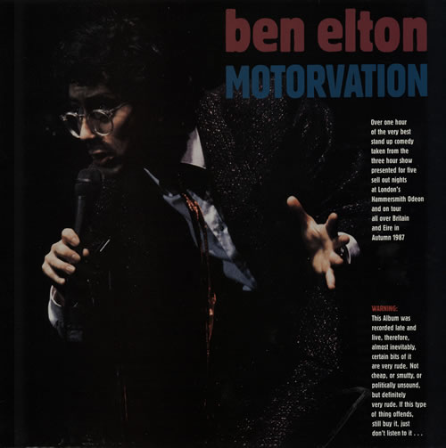 Ben Elton Motorvation UK vinyl LP album (LP record) (568313)
