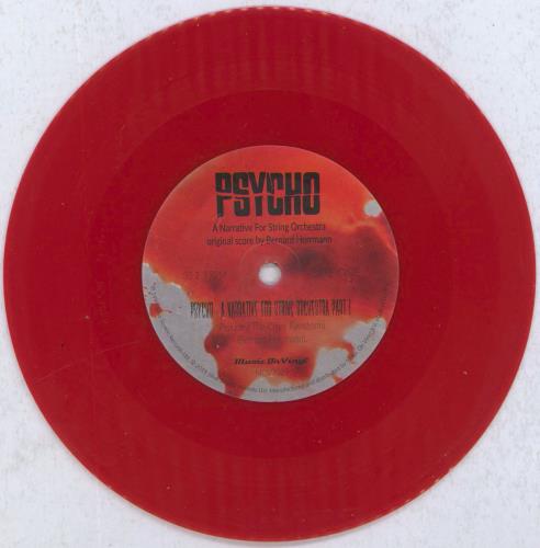 Bernard Herrmann Psycho (A Narrative For String Orchestra) - Red Vinyl + Numbered Sleeve UK 7 ...