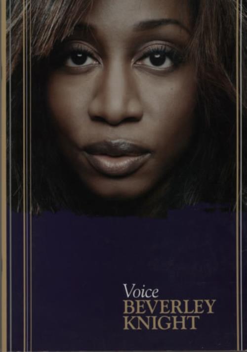 Beverley Knight Voice UK tour programme (595734) TOUR PROGRAMME