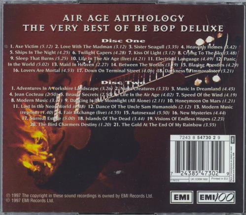 Be Bop Deluxe Air Age Anthology UK 2 CD album set (Double CD) (782276)