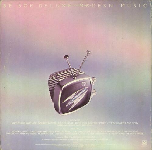 Be Bop Deluxe Modern Music US vinyl LP album (LP record) (825703)