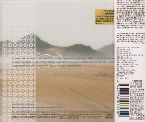 Bic Runga Beautiful Collision Japanese Promo CD album (CDLP) (518030)