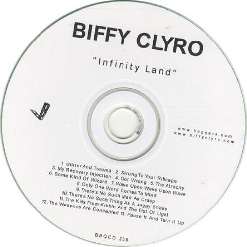 Biffy Clyro Infinity Land UK Promo CD-R acetate (305388)