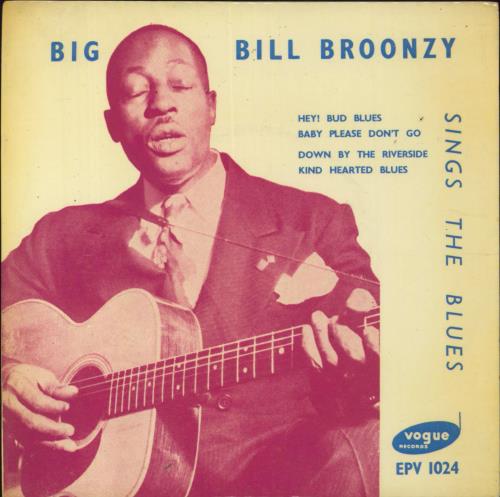 Big Bill Broonzy Sings The Blues UK 7" vinyl single (7 inch record / 45) (831143)