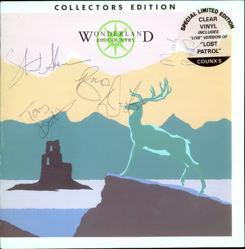 Big Country Wonderland - Autographed US 12" vinyl single (12 inch ...