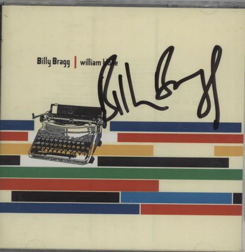 Billy Bragg William Bloke - Autographed UK CD album (CDLP) (671800)
