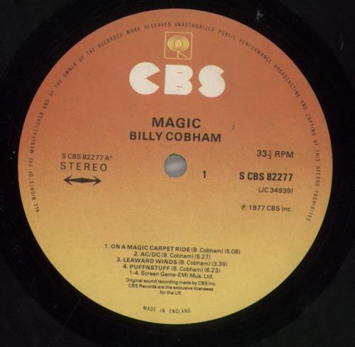 Billy Cobham Magic UK vinyl LP album (LP record) (661599)
