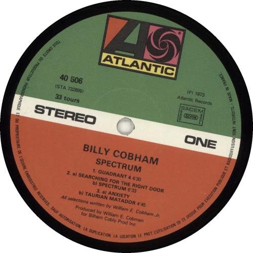 Billy Cobham Spectrum French vinyl LP album (LP record) (689829)