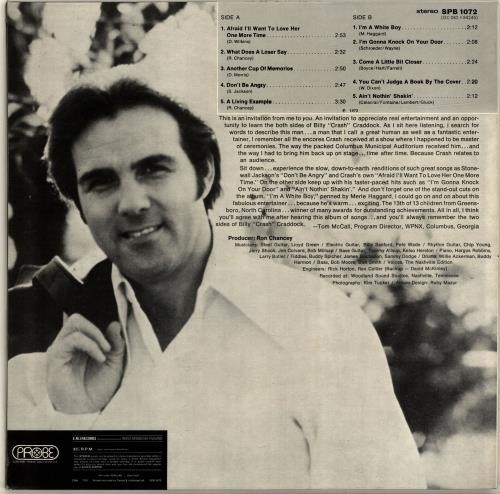 Billy 'Crash' Craddock Two Sides Of 'Crash' UK vinyl LP album (LP ...