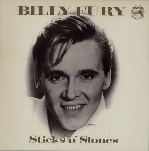 Billy Fury Sticks 'N' Stones UK vinyl LP album (LP record) (572660)