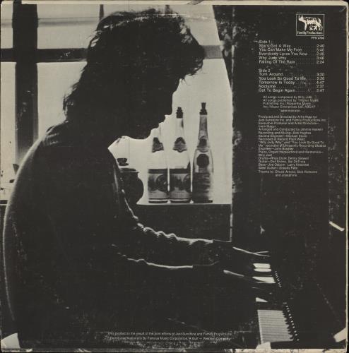 Billy Joel Cold Spring Harbor US vinyl LP album (LP record) (780269)