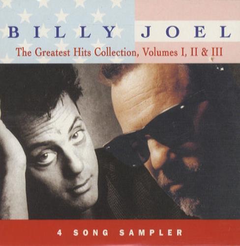 Billy Joel The Greatest Hits Collection Sampler UK Promo CD single (CD5 ...