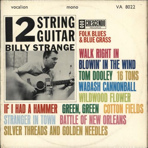 Billy Strange 12 String Guitar UK vinyl LP album (LP record) (727343)