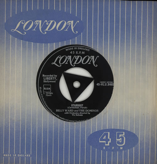 Billy Ward & The Dominoes Stardust UK 7" vinyl single (7 inch record ...