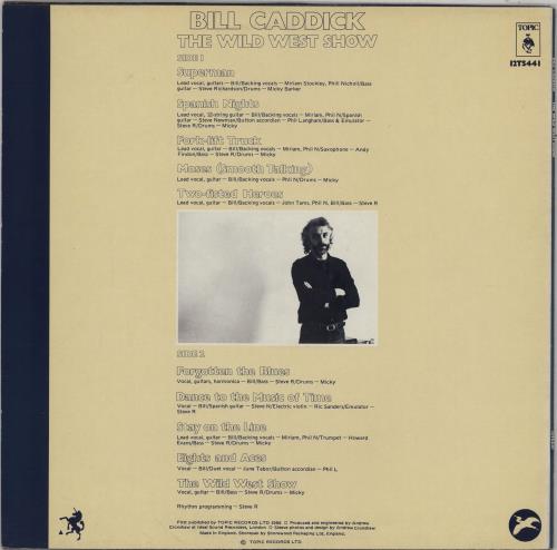 Bill Caddick The Wild West Show UK vinyl LP album (LP record) (763827)