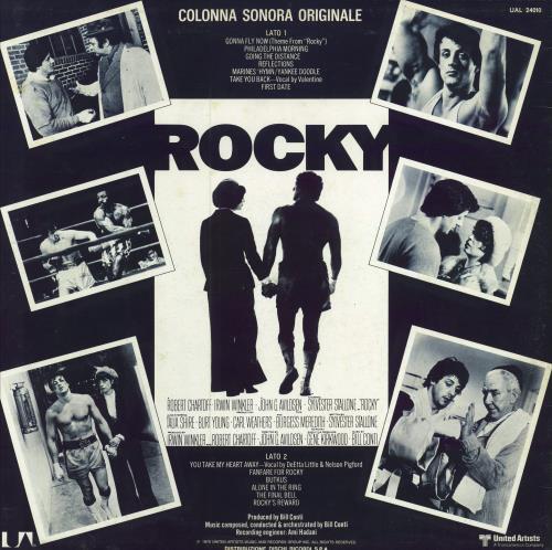 Bill Conti Rocky Italian vinyl LP album (LP record) (781997)