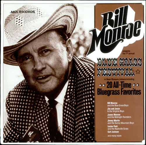 Bill Monroe 20 All-Time Bluegrass Favorites German vinyl LP album (LP ...