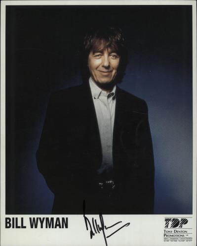Bill Wyman Autographed Publicity Photograph UK photograph (668216 ...