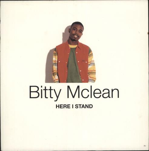 Bitty McLean Here I Stand UK 12" vinyl single (12 inch record / Maxi ...