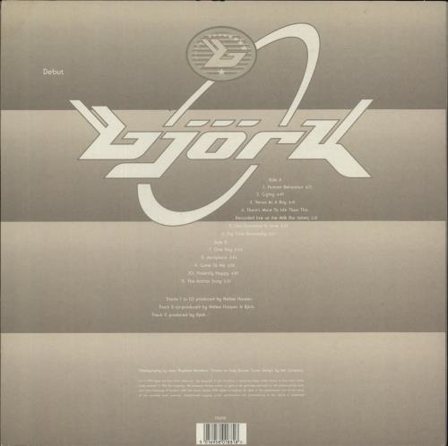 Björk Debut - 1st + Songbook UK vinyl LP album (LP record) (425762)