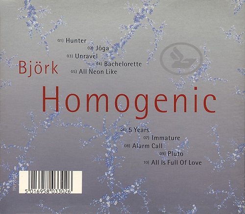 Björk Homogenic - Digipak UK CD album (CDLP) (111196)