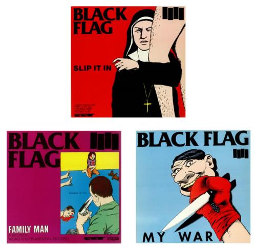 Black Flag A Set Of The First Four LPs US 4-LP vinyl album record set ...