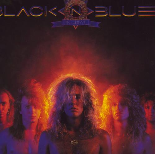 Black 'N Blue In Heat German vinyl LP album (LP record) (802557)