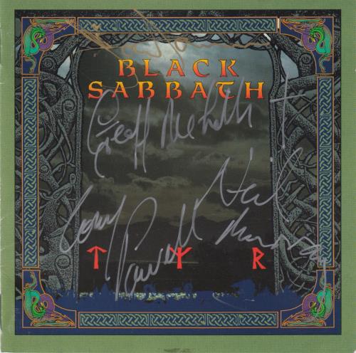 Black Sabbath Tyr - Autographed UK CD album (CDLP) (821507)