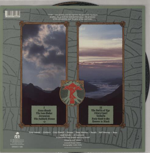 Black Sabbath Tyr UK picture disc LP (vinyl picture disc album) (27295)