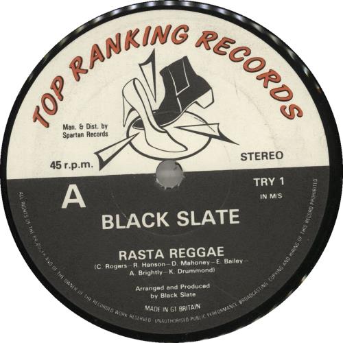 Black Slate Rasta Reggae UK 7" vinyl single (7 inch record / 45) (631402)