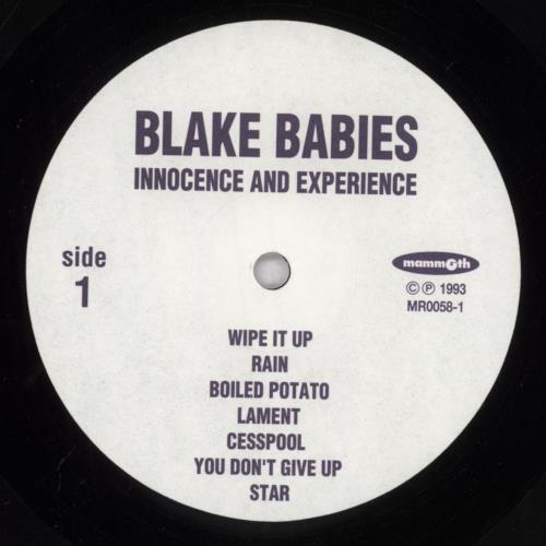 Blake Babies Innocence And Experience UK vinyl LP album (LP record ...