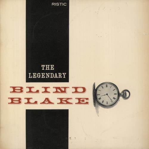Blind Blake The Legendary Blind Blake UK 10" vinyl single (10 inch ...