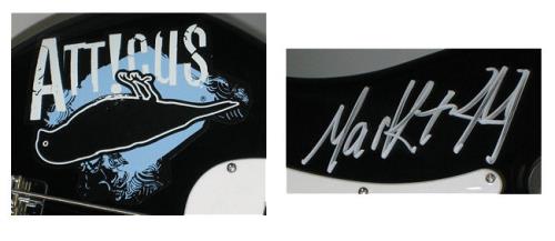Blink 182 Atticus Fender Bass Guitar - Autographed US Promo guitar ...