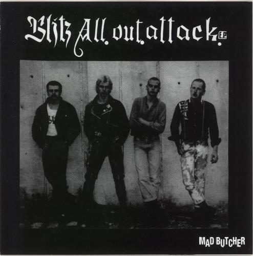 Blitz All Out Attack - Red vinyl German 7" vinyl single (7 inch record ...