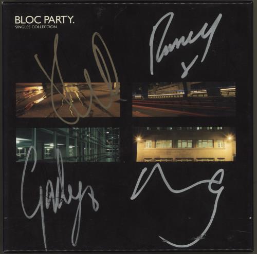 Bloc Party Singles Collection - Autographed UK Vinyl Box Set (714434)