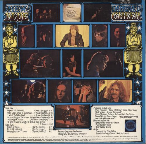 Blue Cheer New! Improved! UK vinyl LP album (LP record) (453757)