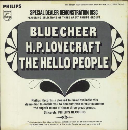 Blue Cheer Special Dealer Demonstration Disc US Promo vinyl LP album ...