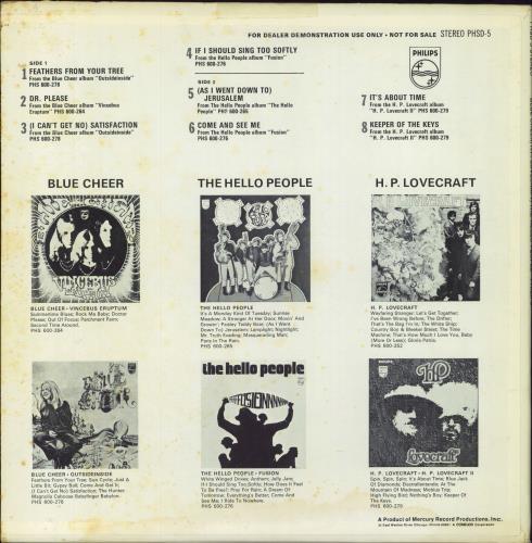 Blue Cheer Special Dealer Demonstration Disc US Promo vinyl LP album ...