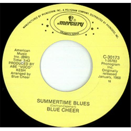 Blue Cheer Summertime Blues US 7" vinyl single (7 inch record / 45 ...