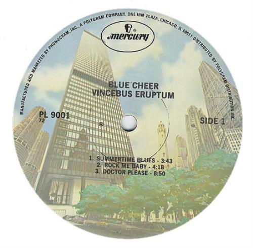 Blue Cheer Vincebus Eruptum US vinyl LP album (LP record) (374594)