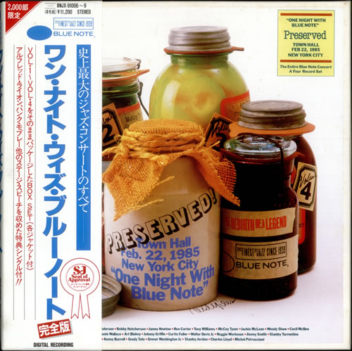 Blue Note One Night With Blue Note Preserved Japanese Vinyl Box Set ...