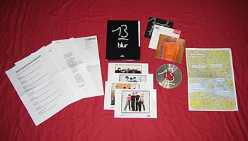 Blur 13 (Thirteen) Swedish Promo media press pack (250478) PRESS PACK