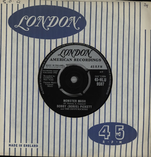 Bobby 'Boris' Pickett Monster Mash UK 7" vinyl single (7 inch record ...