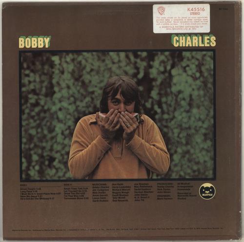 Bobby Charles Bobby Charles UK vinyl LP album (LP record) (708413)
