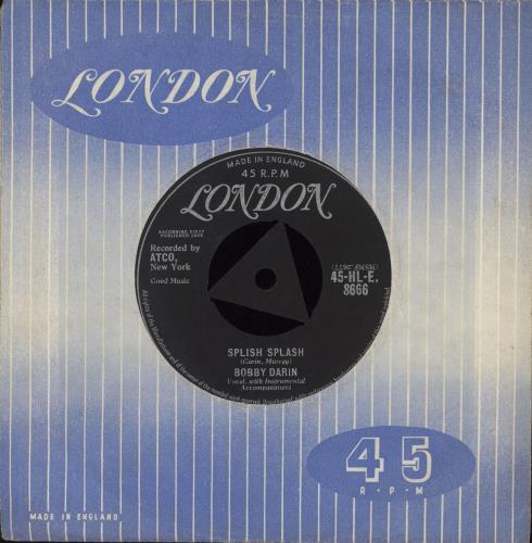 Bobby Darin Splish Splash UK 7" vinyl single (7 inch record / 45) (712679)